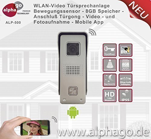 WLAN Video Türsprechanlage ALP500 mit App-Anbindung - tuerspion.net